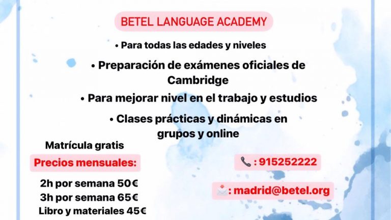 Inauguración de "Betel Language Academy" en Madrid - Betel España